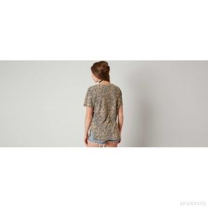 Free People | Tops | Nwt Free People Leopard Distressed Tee | Poshmark